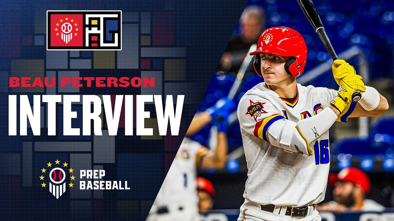 2025 Prep Baseball All-American Game: Beau Peterson Interview - YouTube