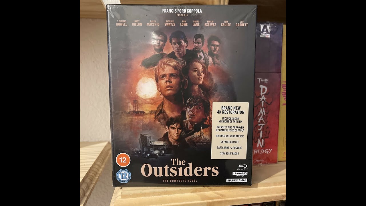 The Outsiders "The Complete Novel" 4K Bluray Boxset Unboxing & Review ...
