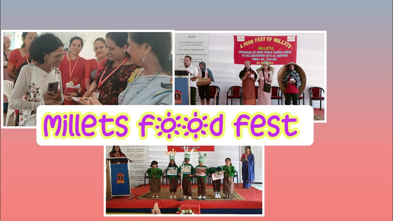 Millets food fest organised by APS Umroi..#Apsumroi - YouTube