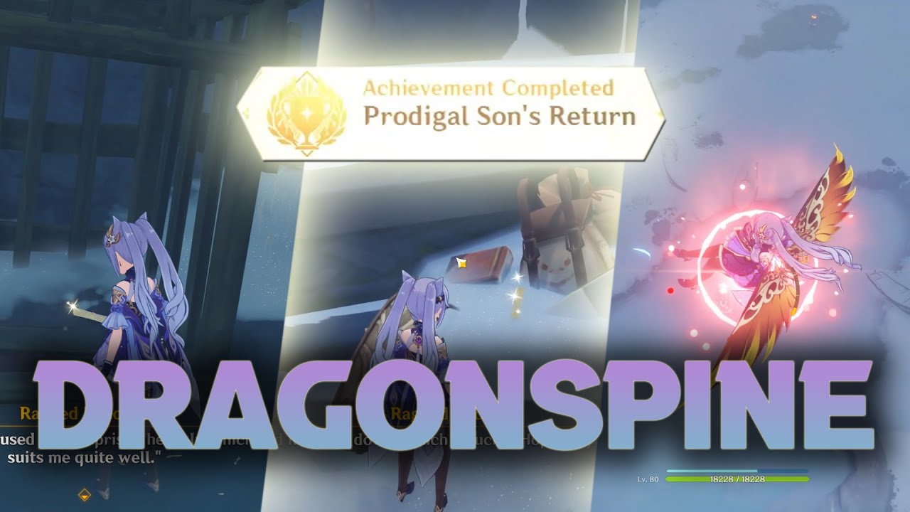 Genshin Impact Dragonspine Ragged Records - YouTube