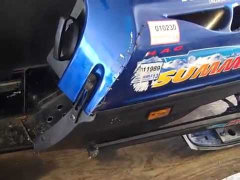 COLD START SNOWMOBILE 1997 SKIDOO SUMMIT 2-STROKE - YouTube