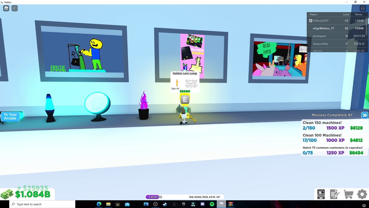 **OMG** Buying The *500 MILLION DOLLAR** Lava Lamp In Arcade Empire ...
