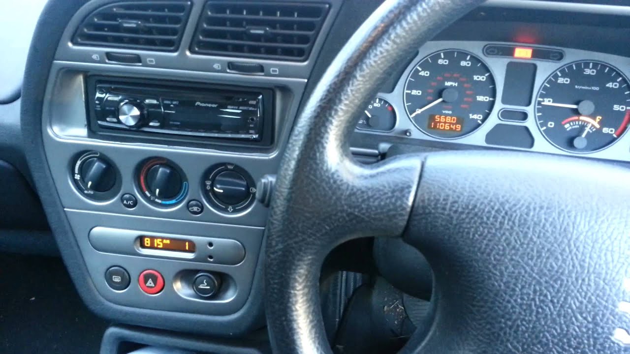 Cold Starting Diesel Peugeot 306 Hdi - YouTube