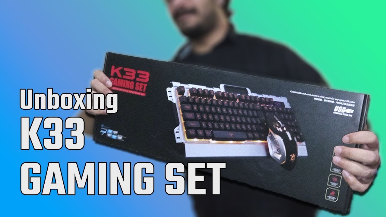 Unboxing K33 Gaming Set ¿El combo de Teclado y Mouse calidad precio ...