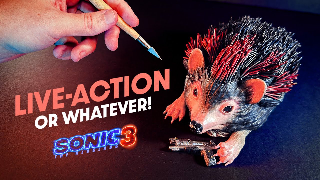 I Made Realistic Shadow the Hedgehog Out of Clay | Sonic 3 Movie ...
