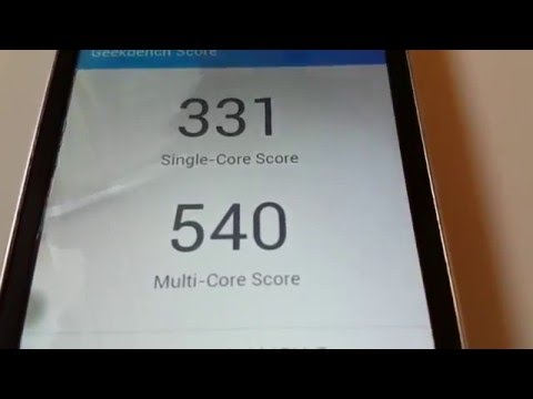 Samsung Galaxy Core plus Speed Test