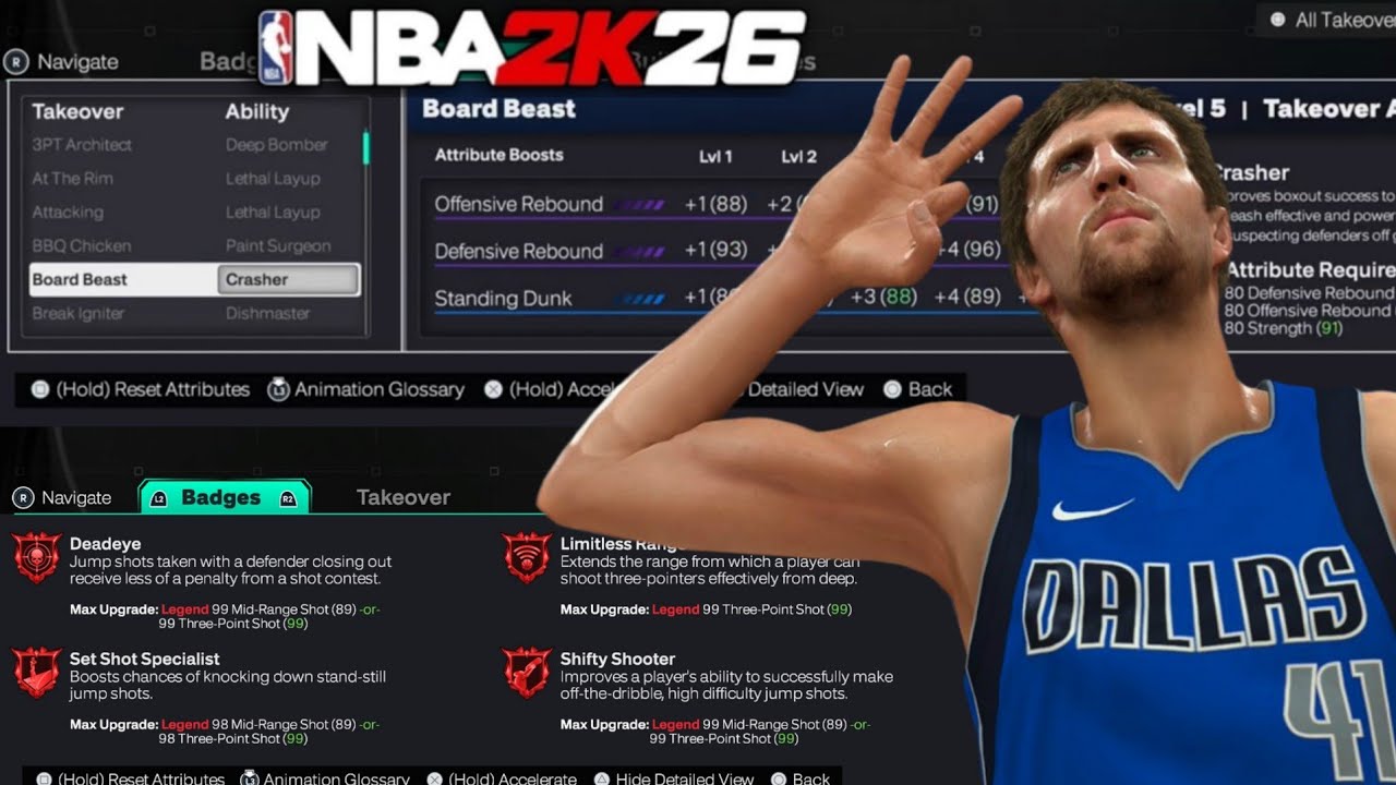 Best Tall Stretch Power Forward Legend Set Shot Specialist + Gold ...