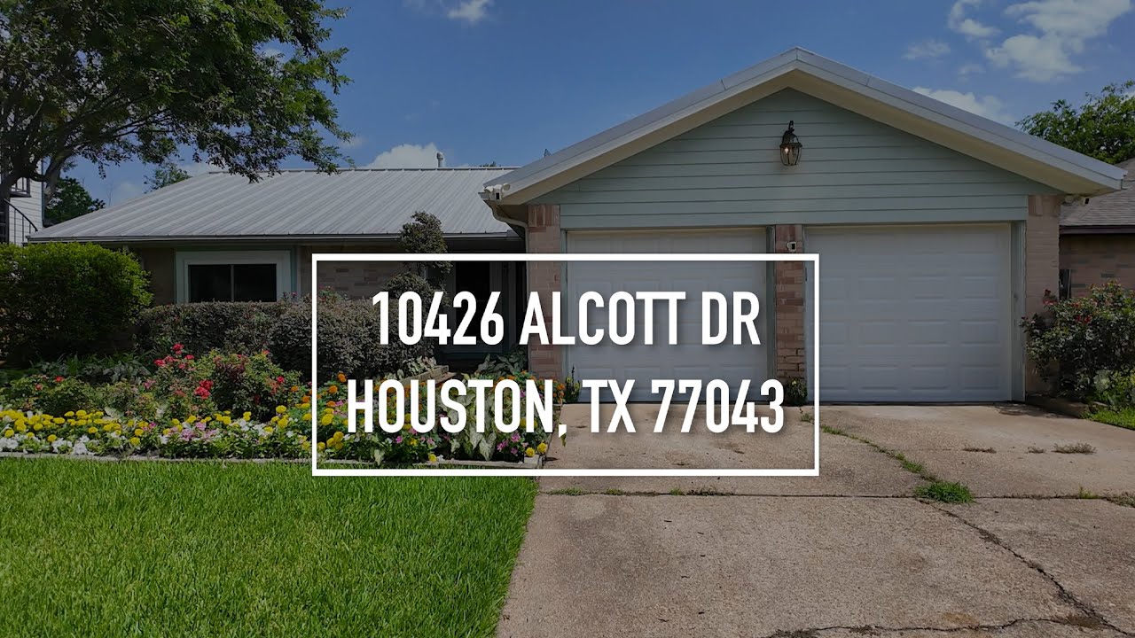 10426 Alcott Dr, HOUSTON, TX 77043 - YouTube