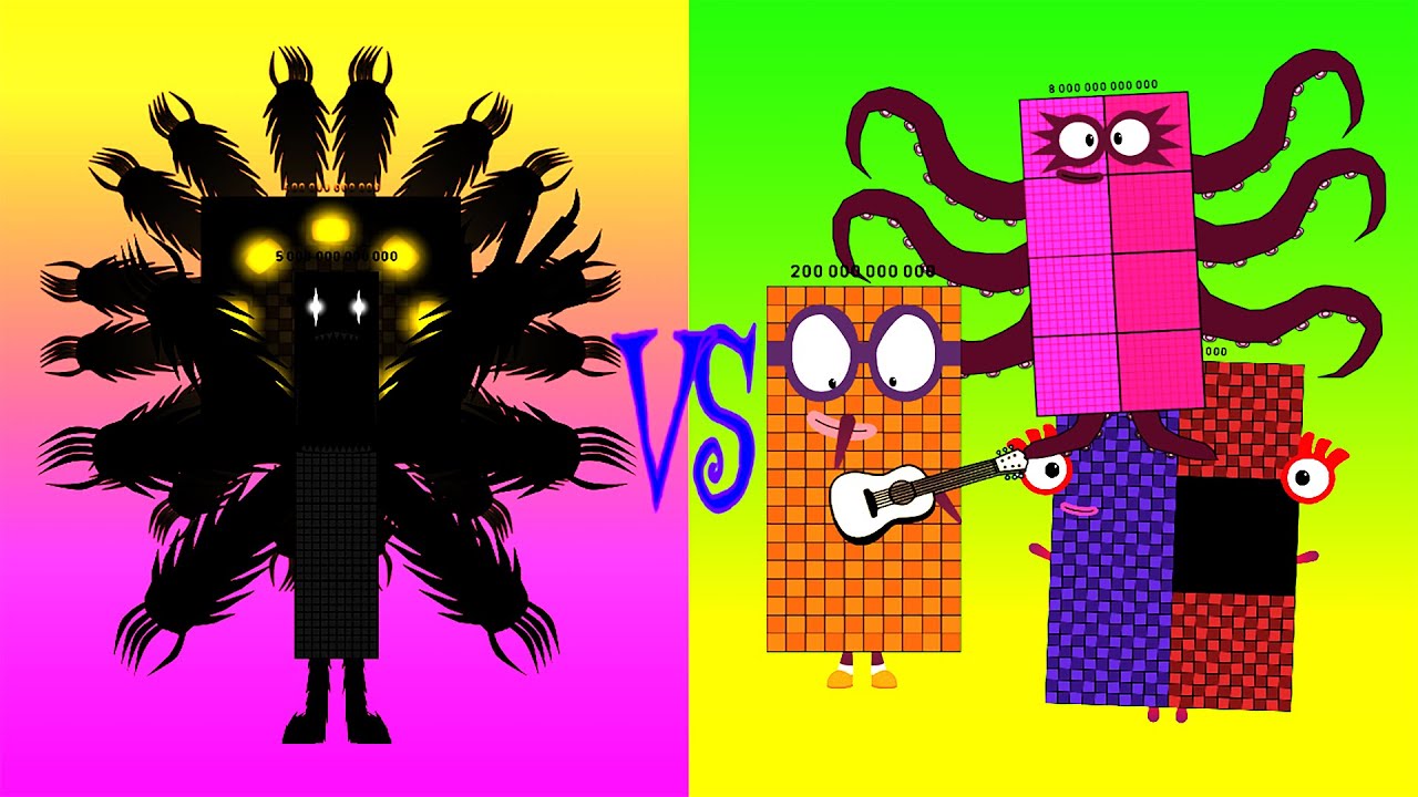 Uncannyblocks Band Different (100B-10T) Vs Normal | Infinity Cool ...