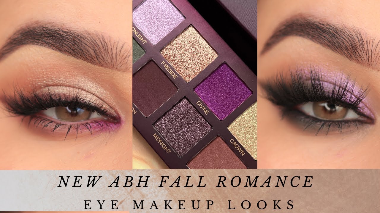 NEW ABH FALL ROMANCE eyeshadow palette #eyemakeuptutorials - YouTube
