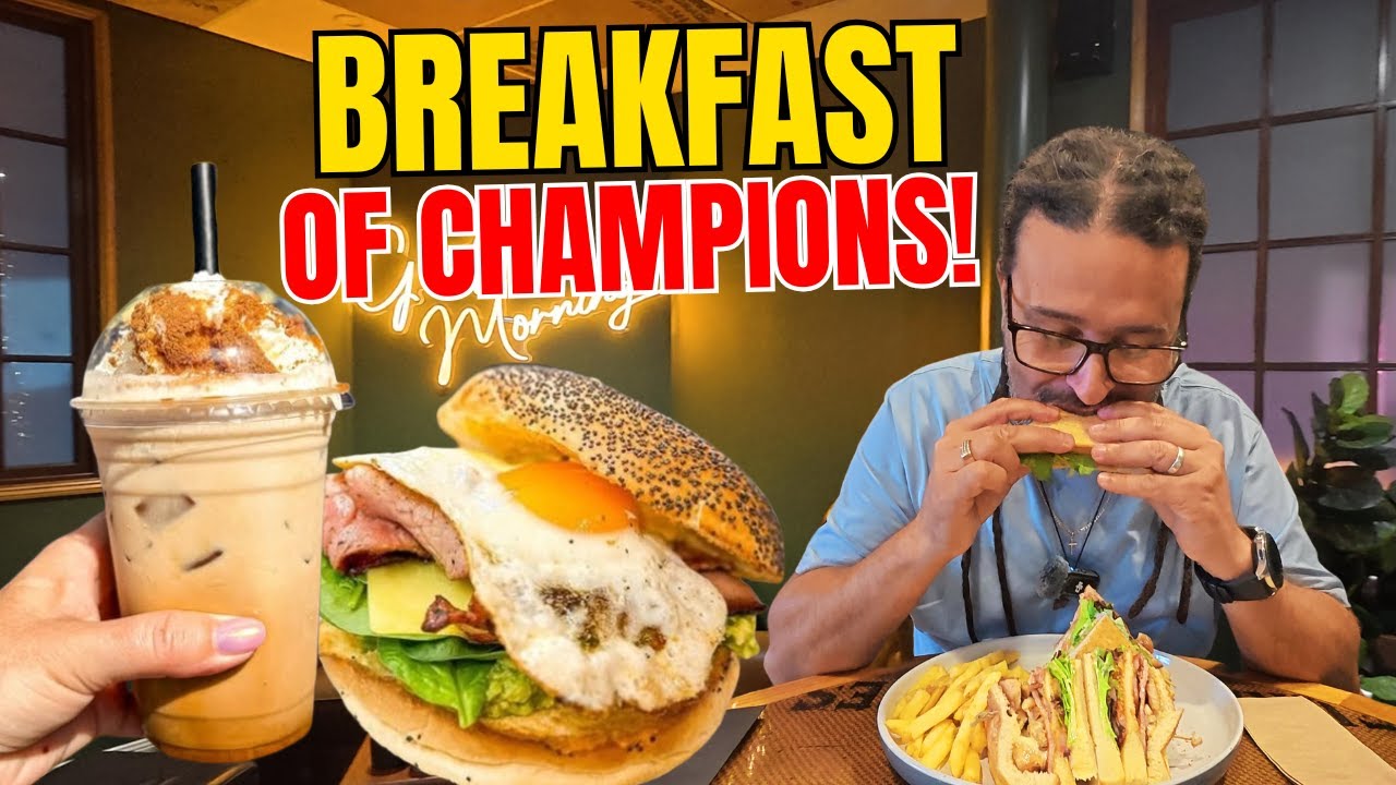 $16 Bagel + Biscoff Latte = Townsville Breakfast Win! - YouTube