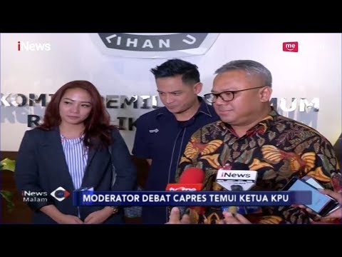 Temui Ketua KPU, Tommy Tjokro dan Anisha Dasuki Beri Masukan Terkai Debat Capres - iNews Malam 19/02