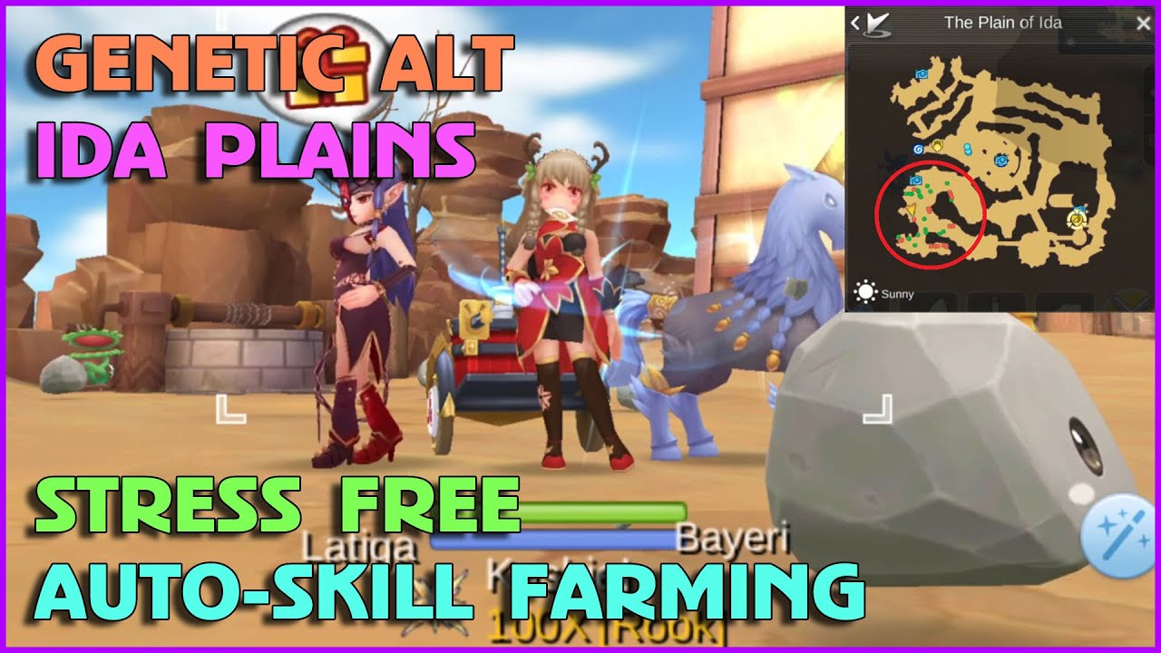 Genetic ALT | Hell Plant and Cart Cannon Farm | Ida Plains | Ragnarok M ...