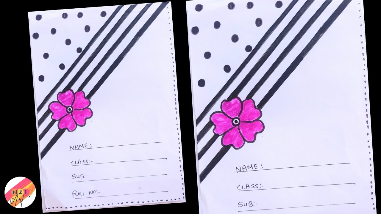 Project work designs | Project design | Ribbon 🎀 Border Design ...