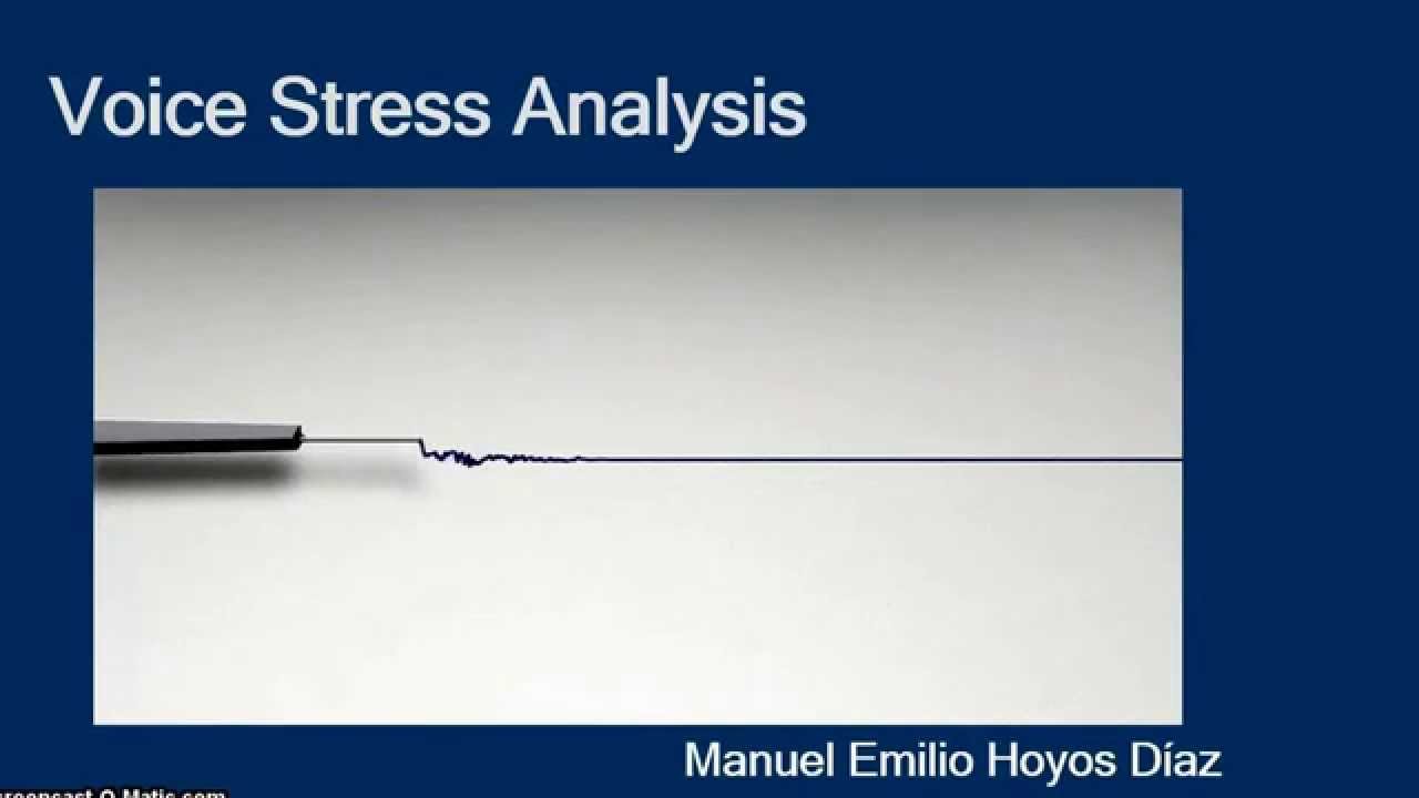 VSA (VOICE STRESS ANALYSIS ) Presentación en Congreso Mundial de ...