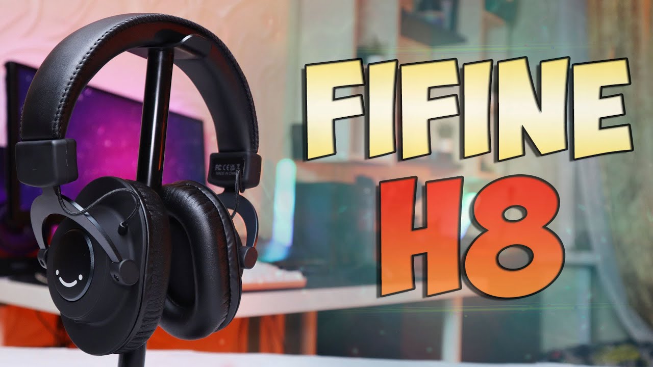 Fifine H8 Обзор универсальных полноразмерных мониторных наушников - YouTube