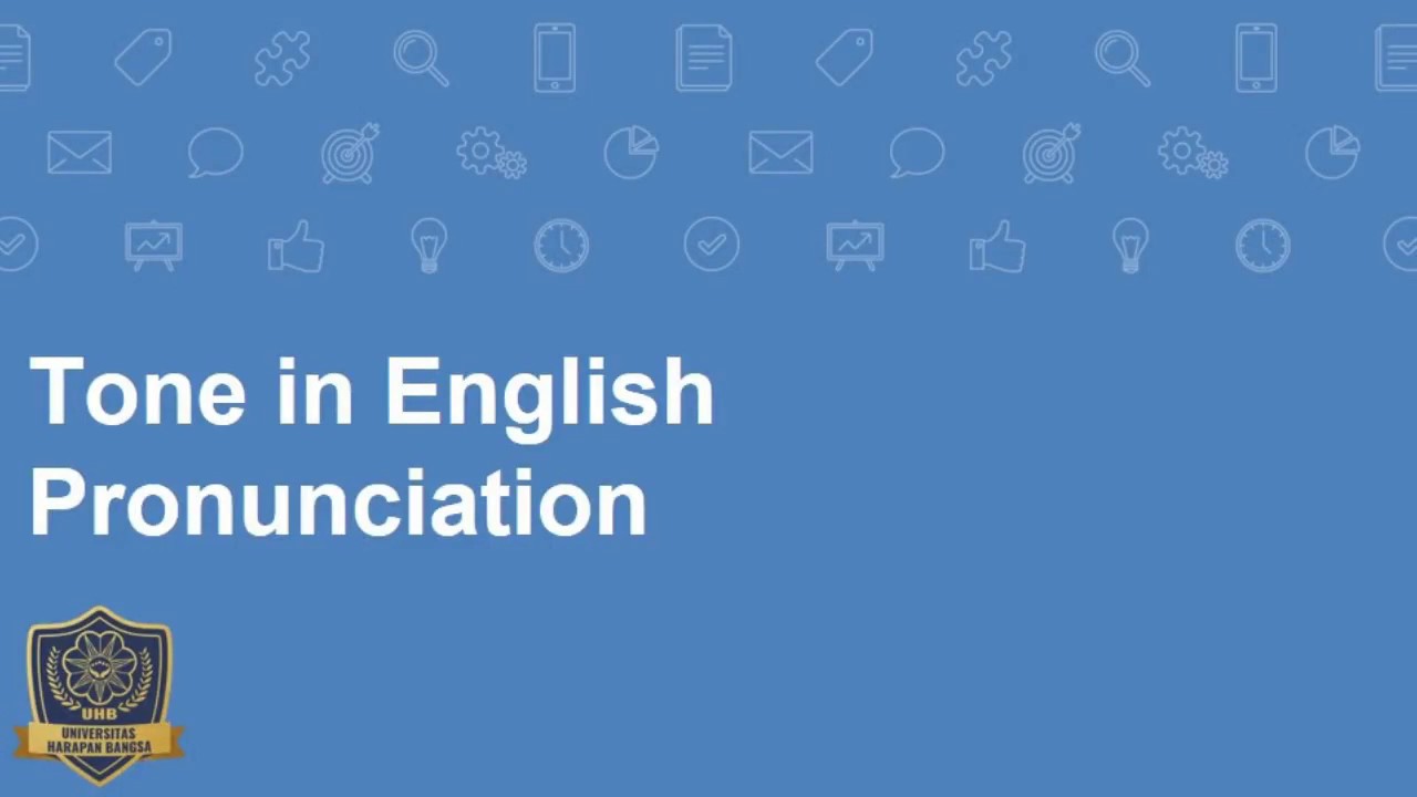 Tone in English Pronunciation - YouTube