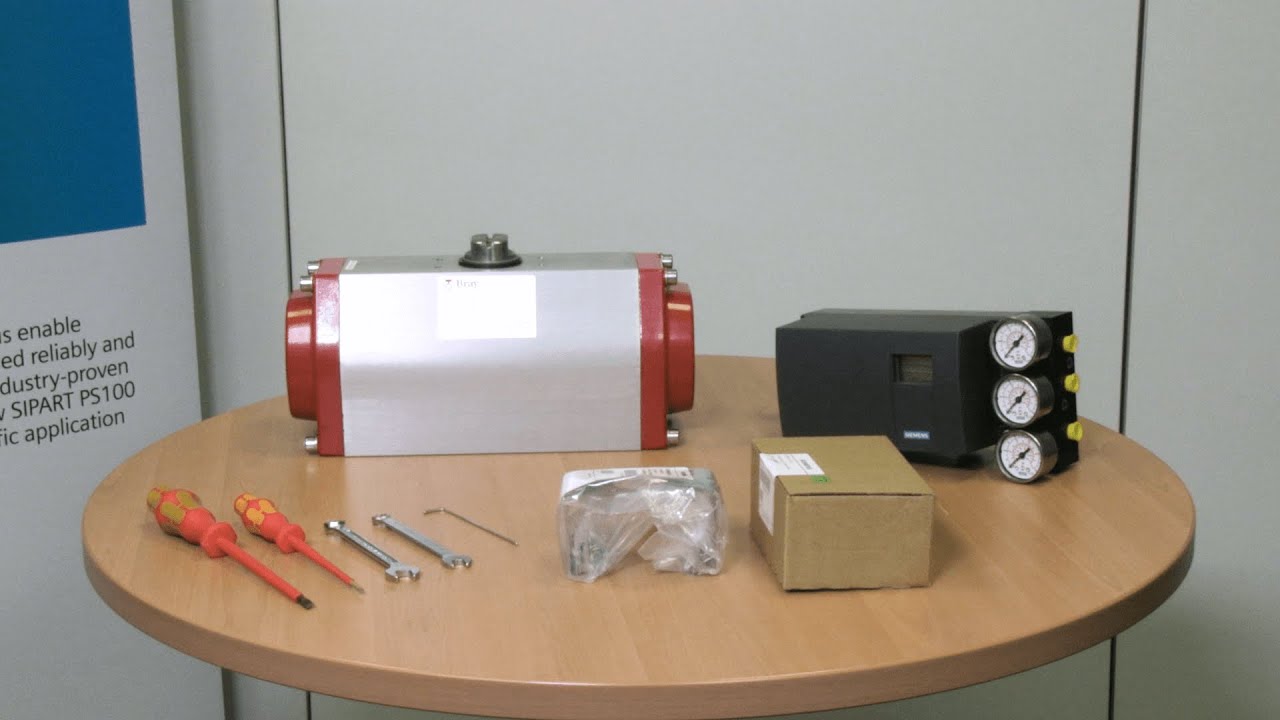 How to install: SIPART PS2 on part-turn actuator - YouTube