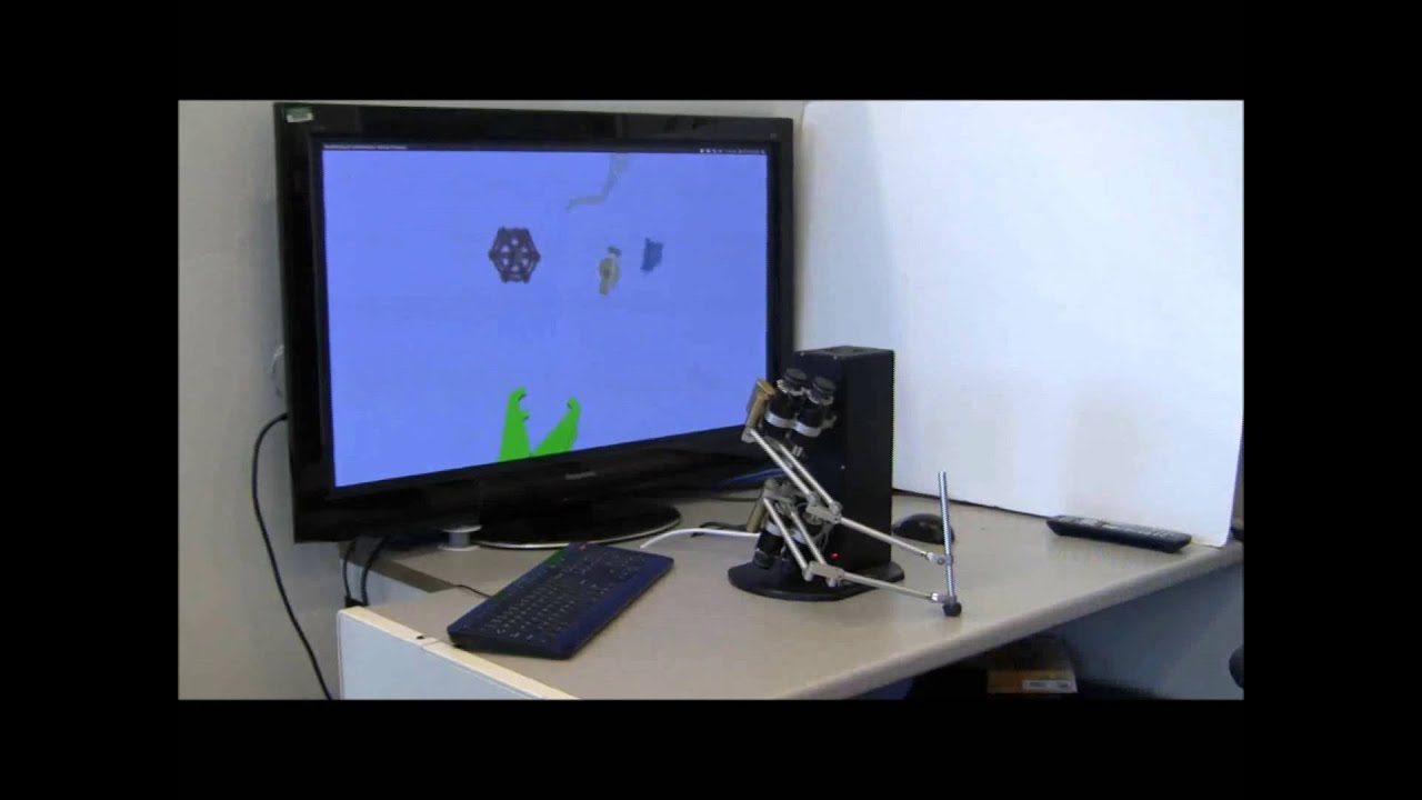 Real time Underwater Virtual Fixtures - YouTube