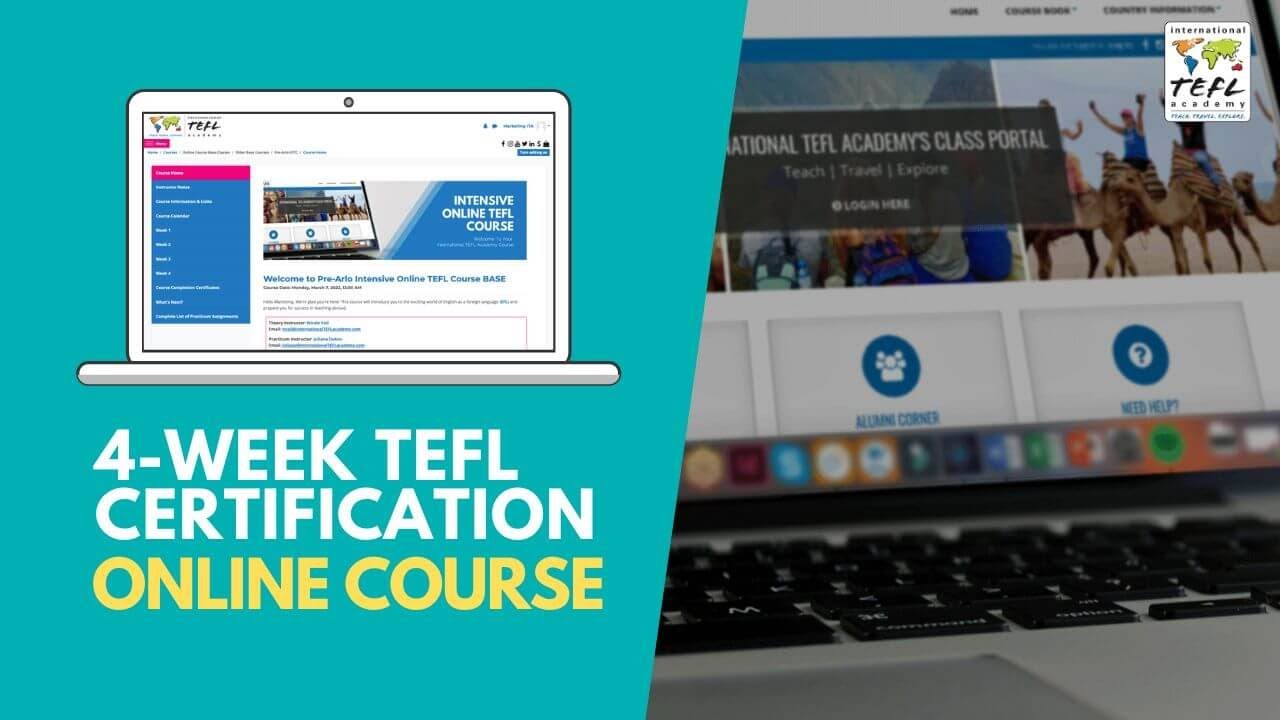 Intensive TEFL Course Online | Level 5 Accredited | 4 Weeks - YouTube