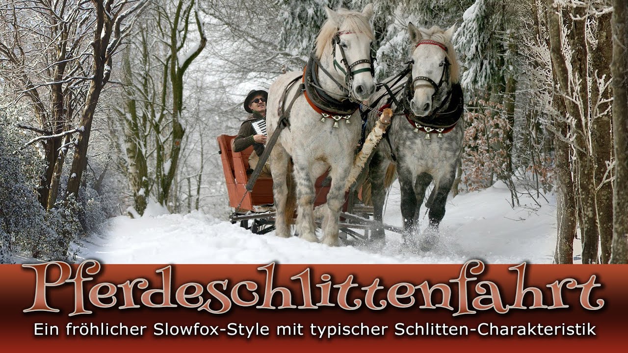 "Pferdeschlittenfahrt" Style und "Beschwingte Winterzeit" Komposition ...