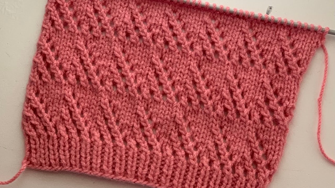 Beautiful Lace Knitting Design - YouTube
