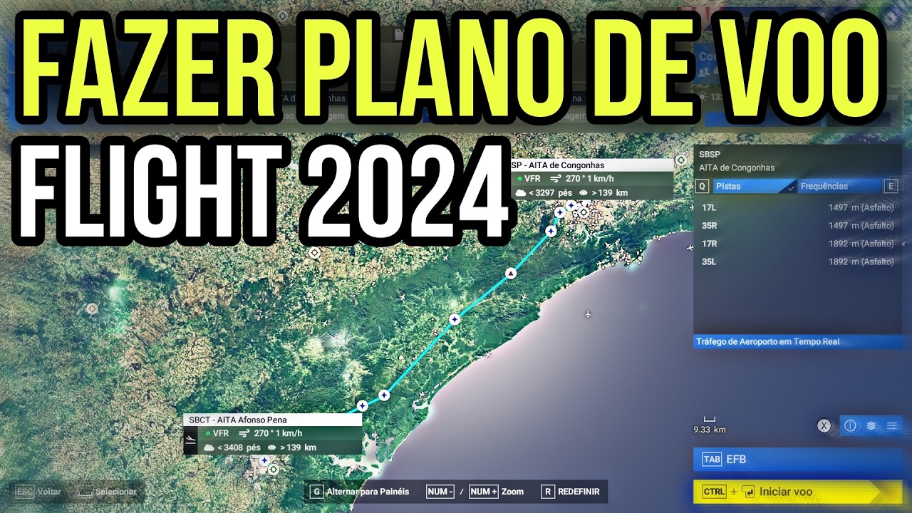 Como fazer Plano de voo no FLIGHT SIMULATOR 2024 - YouTube