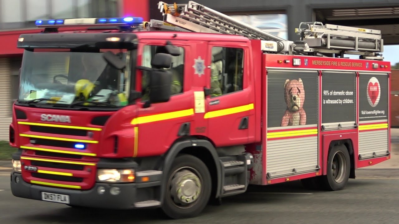 Reserve Kirkdale M10P2 Turnout! (Scania P270) - Merseyside Fire ...