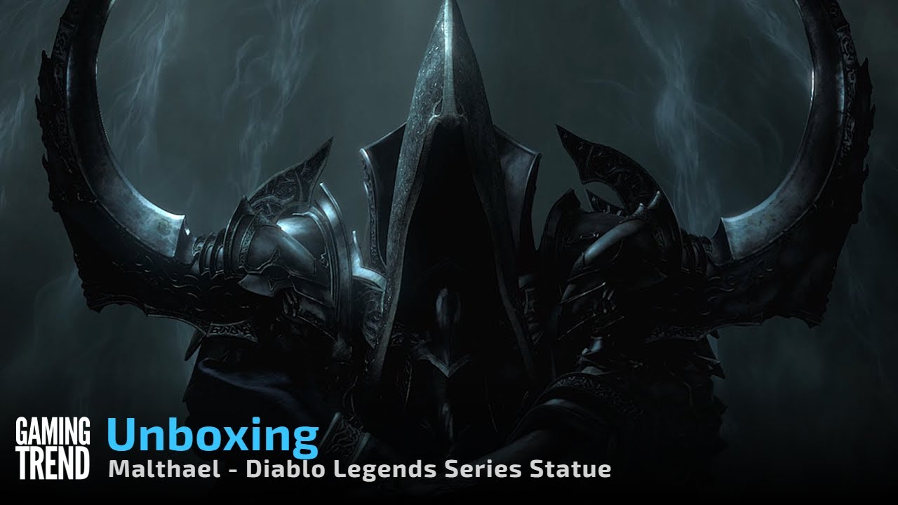 Unboxing Diablo Legends Statue of Malthael Gaming Trend - YouTube