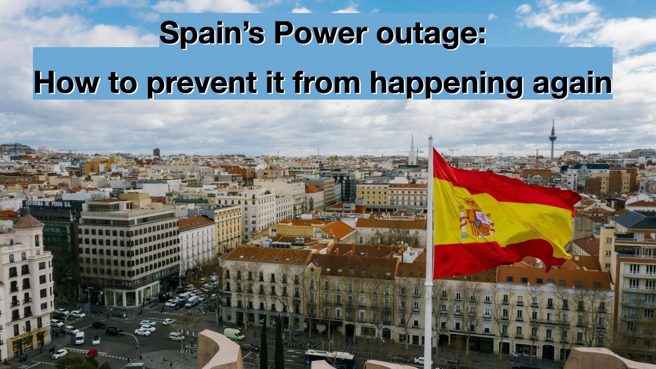 What caused the Spanish Power Outage and the simple solution - YouTube
