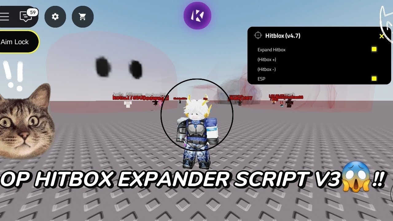 UNIVERSAL OP HITBOX EXPANDER SCRIPT V3😱‼️|ESP,HITBOX,FOV,AIMLOCK - YouTube
