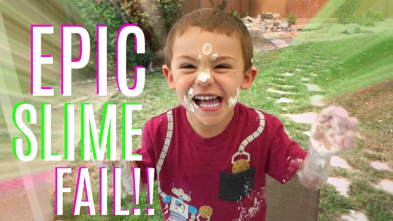 DIY Slime Fail | Toddler Crafts | Days of May - YouTube
