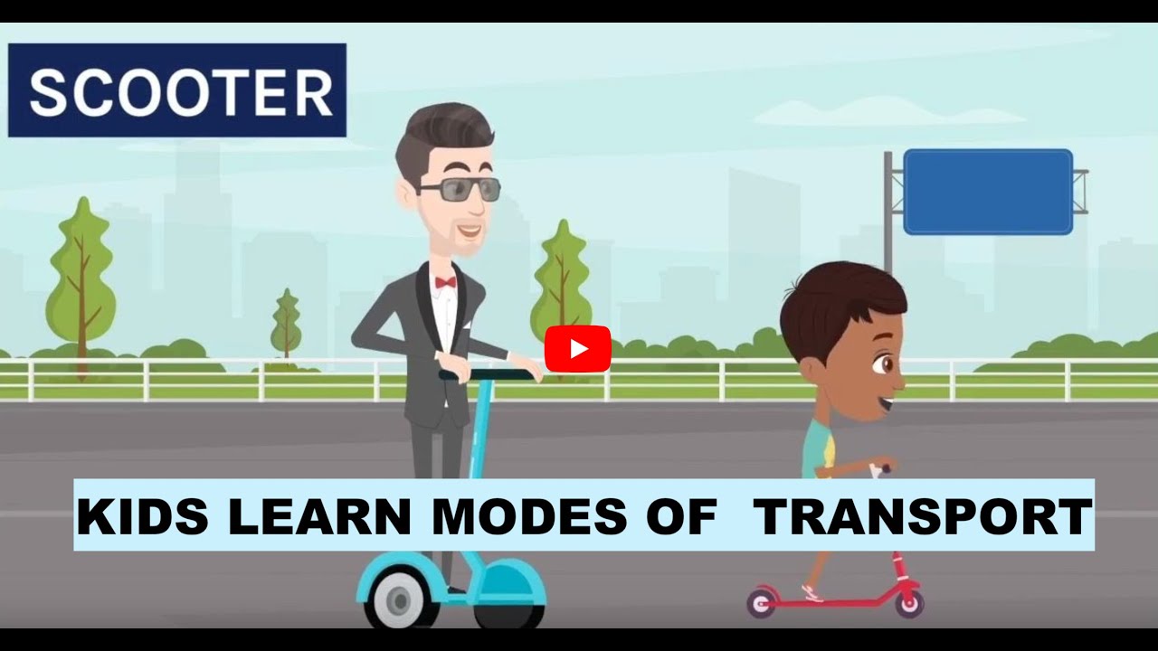 Modes of Transport for Children | Kids Learning | RiseKidzz - YouTube