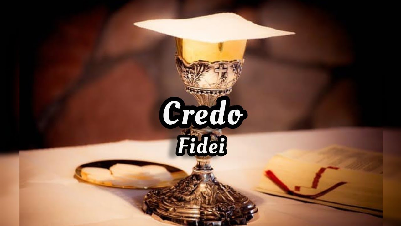 Credo Litúrgico cantado para la Misa (Fidei). Símbolo de los Apóstoles ...