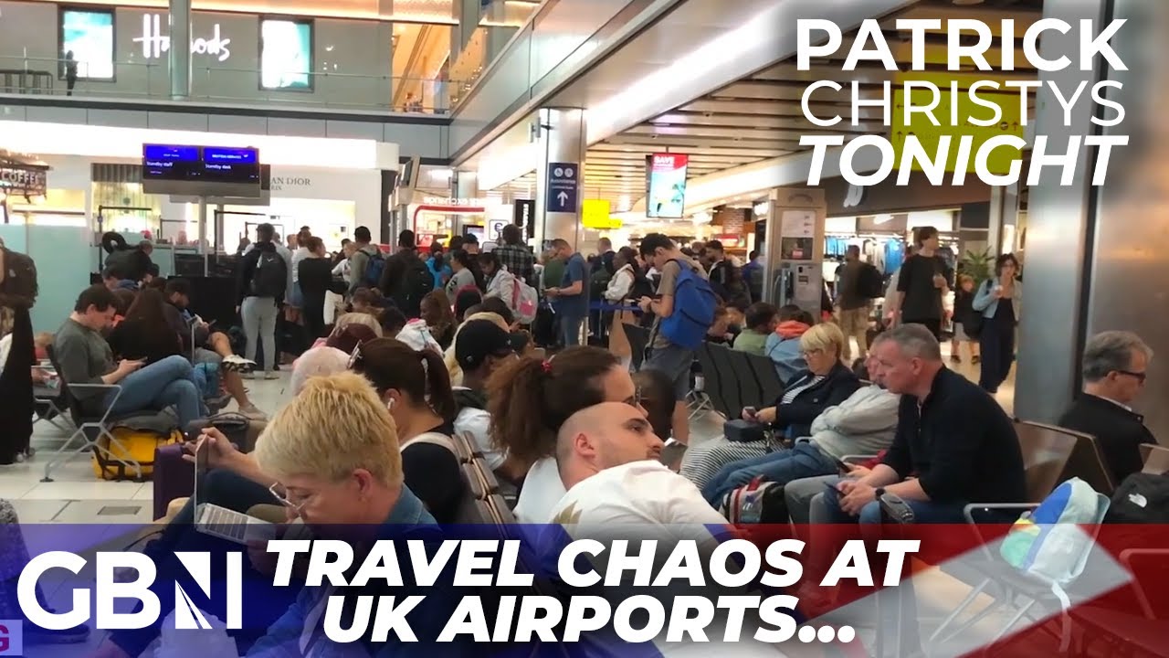 WATCH: HUGE queues BUILD at airports as UK border force SCRAMBLES to ...