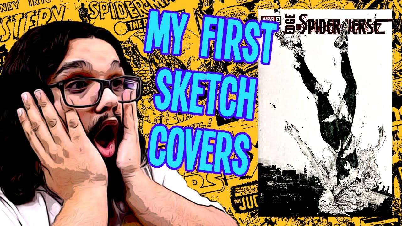 My First Comic Sketch Cover Commissions!!! - YouTube