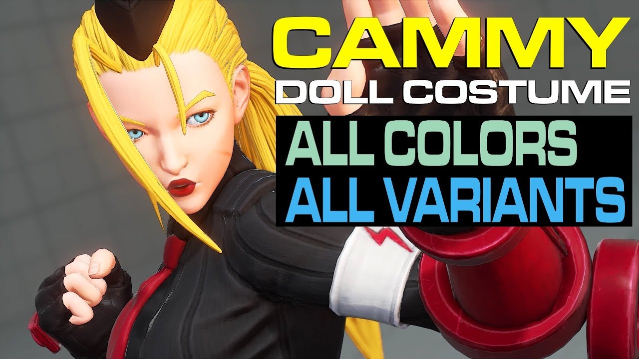 コスチューム「DOLLS」：コスチューム キャミィ DOLLS すべての色とバリアント Cammy doll costume - YouTube