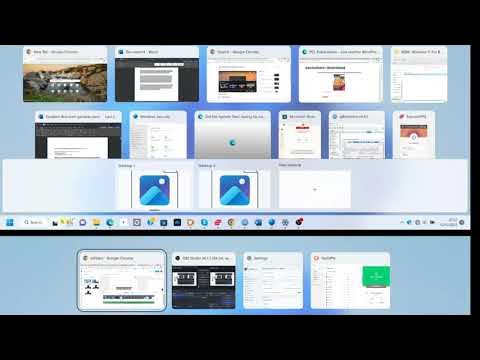 How to use task view and multiple desktops - YouTube