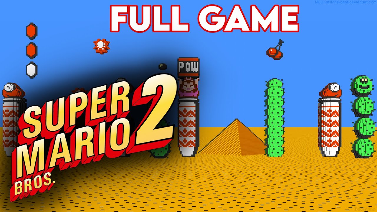 I Finally Beat the Full Super Mario Bros 2 Game! - YouTube