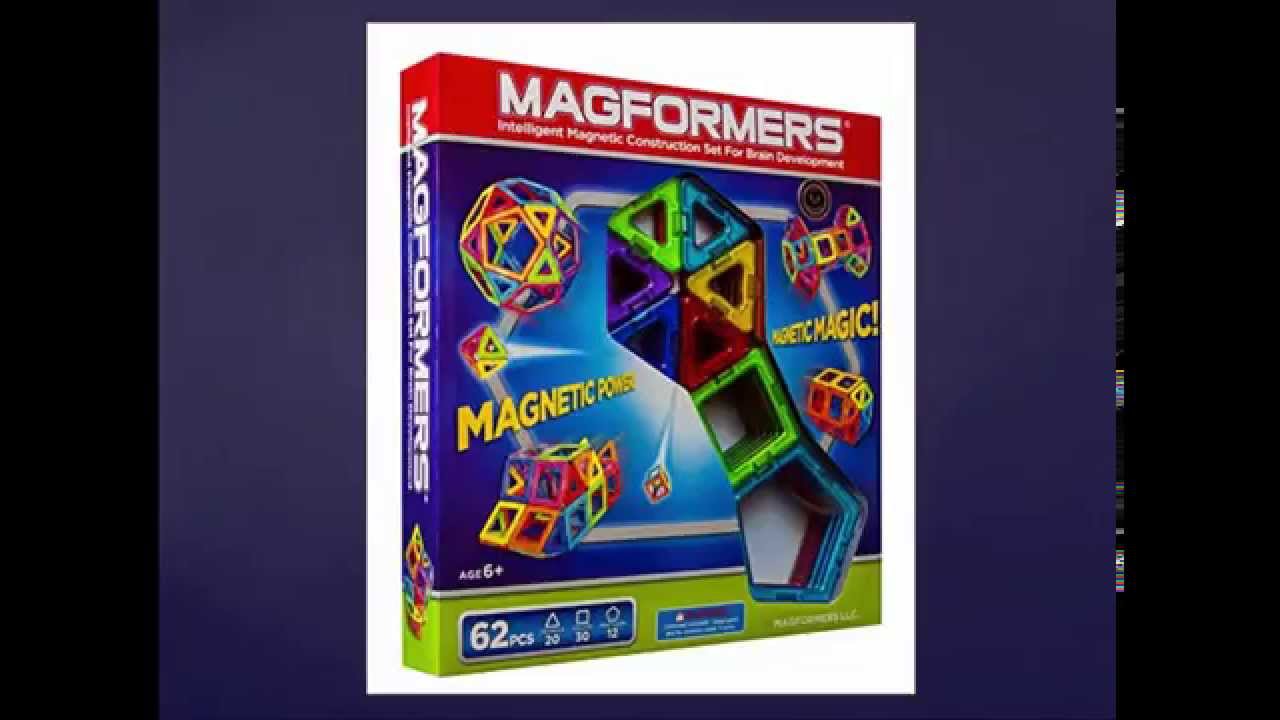 Magformers 62 Piece Set - YouTube