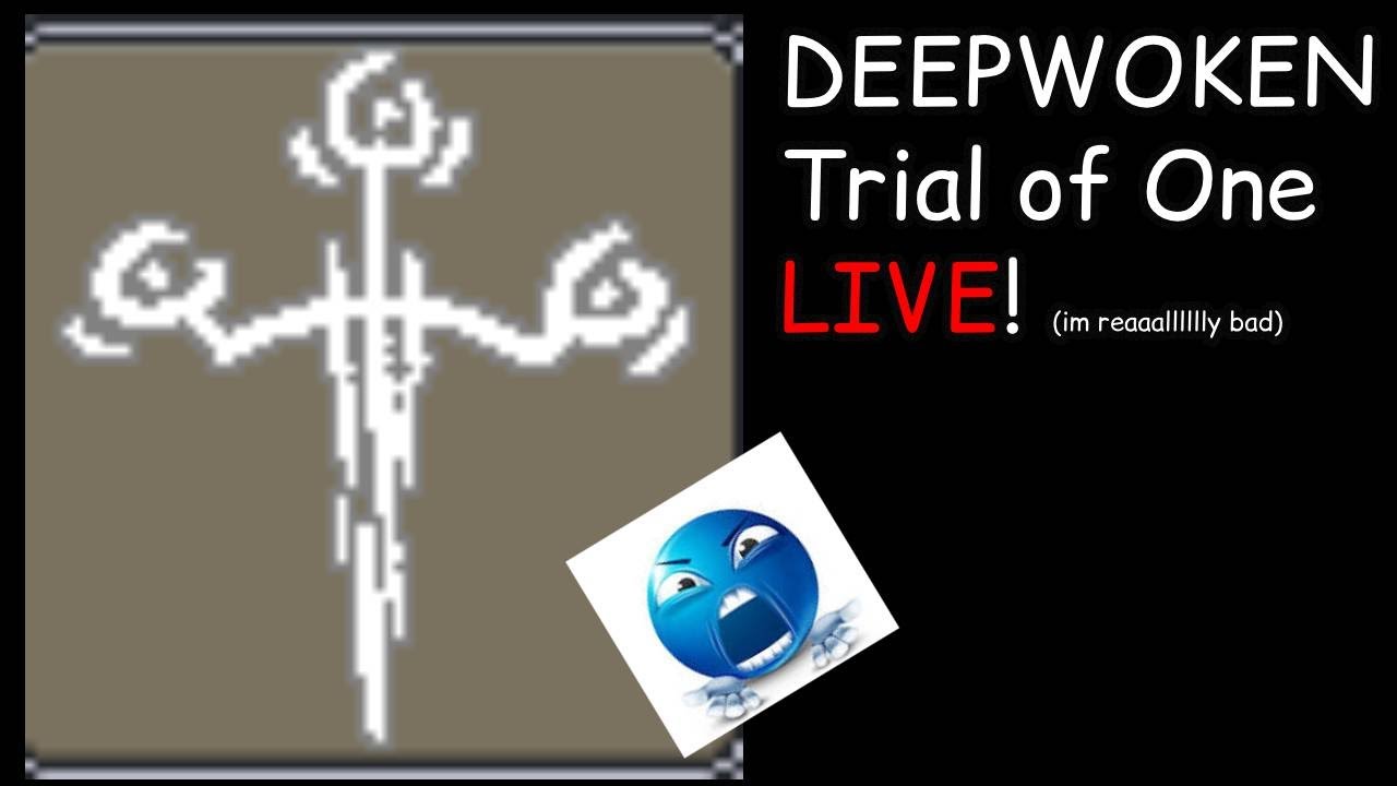 Attempting Trial of One in Deepwoken! | LIVE - YouTube