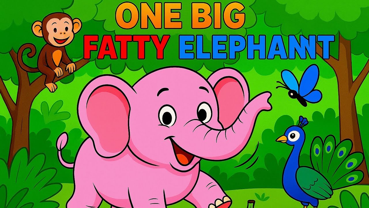 Ek Mota Hathi - in English। One Big Fatty Elephant– Funny Jungle Rhyme ...