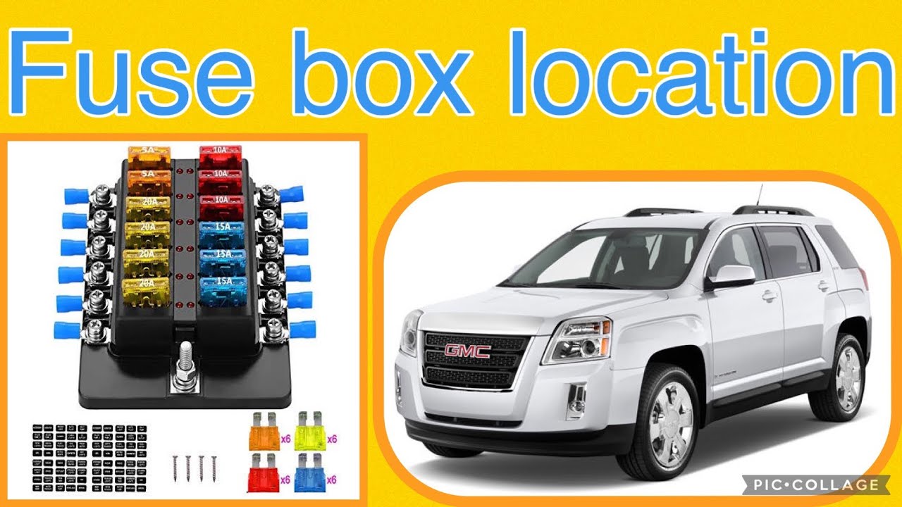 2015 GMC Terrain fuse box locations - YouTube