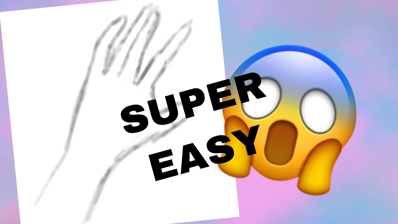 SUPER EASY WAY TO DRAW HANDS! || Tutorial || Dinø Da Dragøn - YouTube