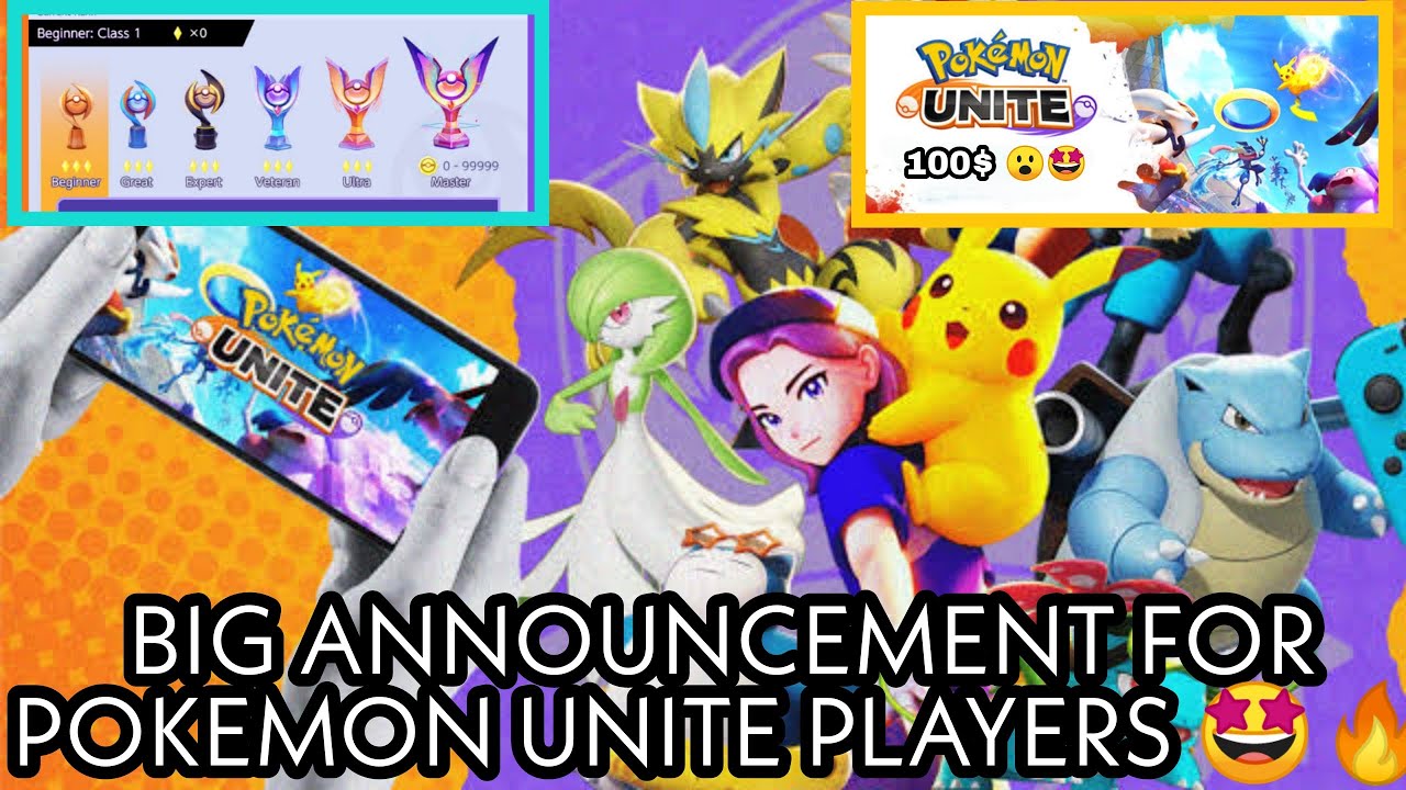 Pokemon Unite Announcement For Players 🤩 | Pokemon Unite Tips And ...