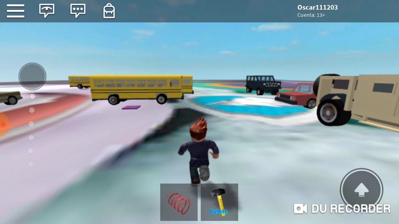 Me Destrosan y aplastan mis Camiones Escolares y mi Auto (Roblox ...