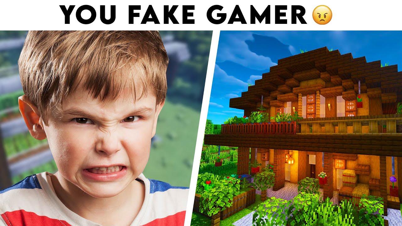 CRAZY MINECRAFT KID BIT ME... - YouTube