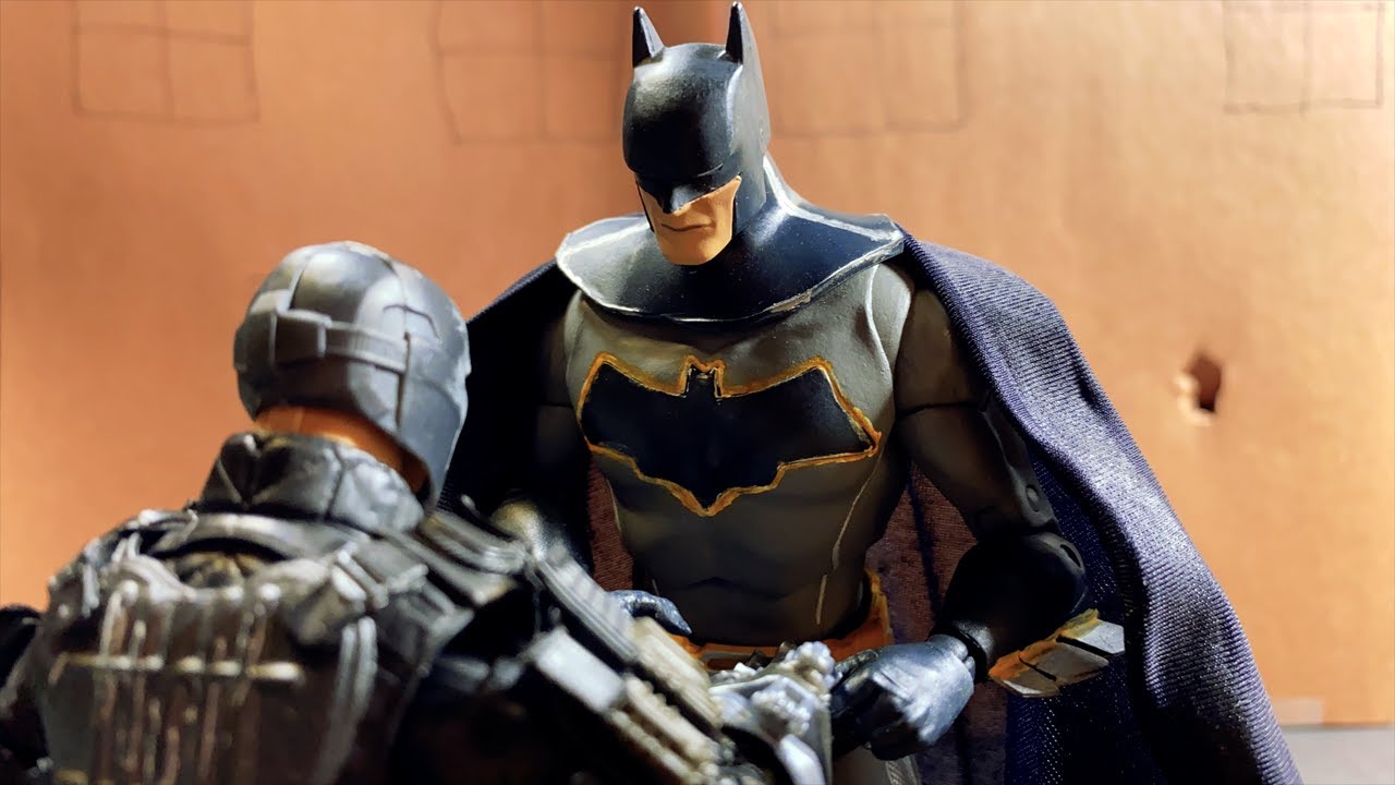 "BATMAN VS BANE" -Batman 3 Opening Scene- (stop motion) - YouTube