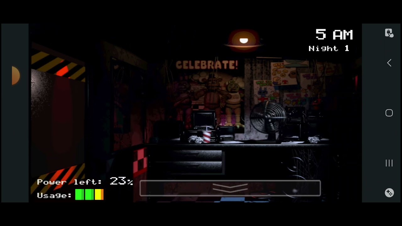 FNAF1 First and second night +Tutorial how to play FNAF1 - YouTube
