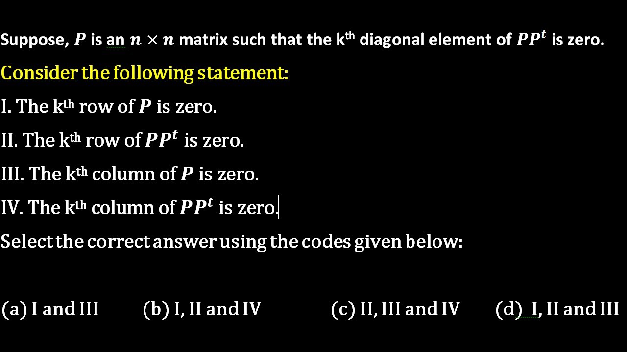 elementary row operations of matrix - YouTube